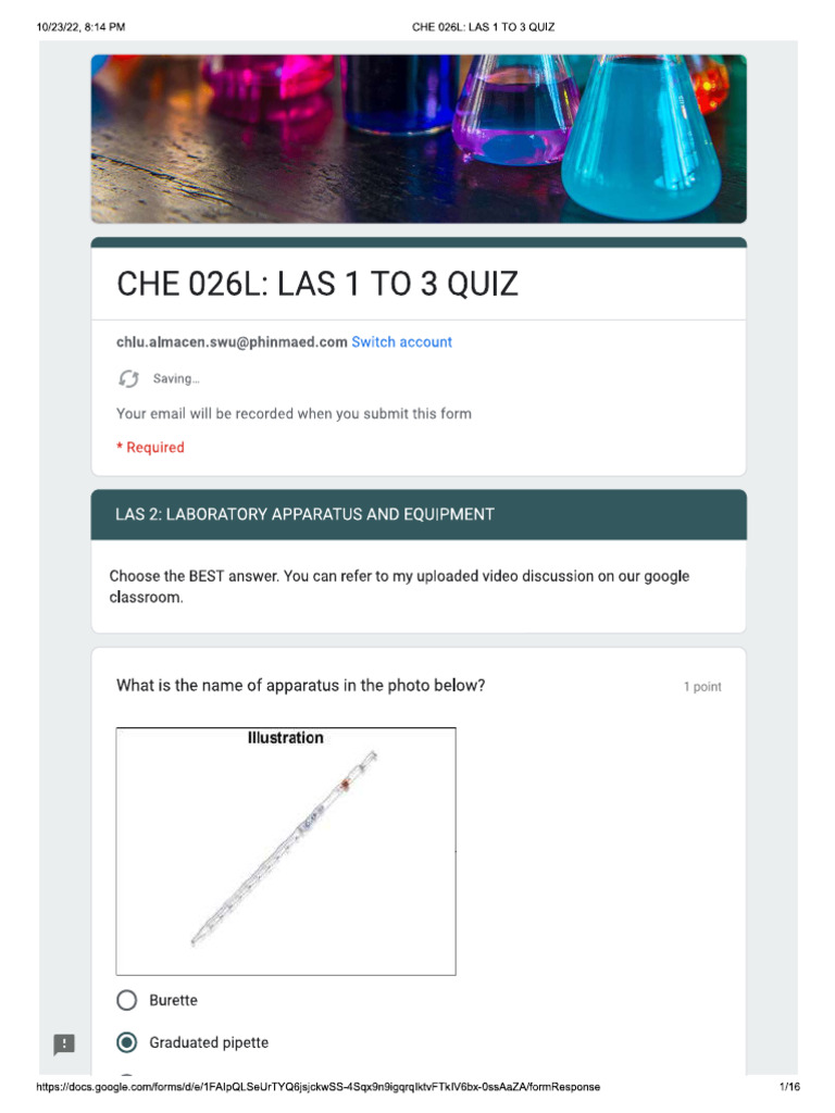 Las 1-3 Quiz Lab (Part 2) | PDF