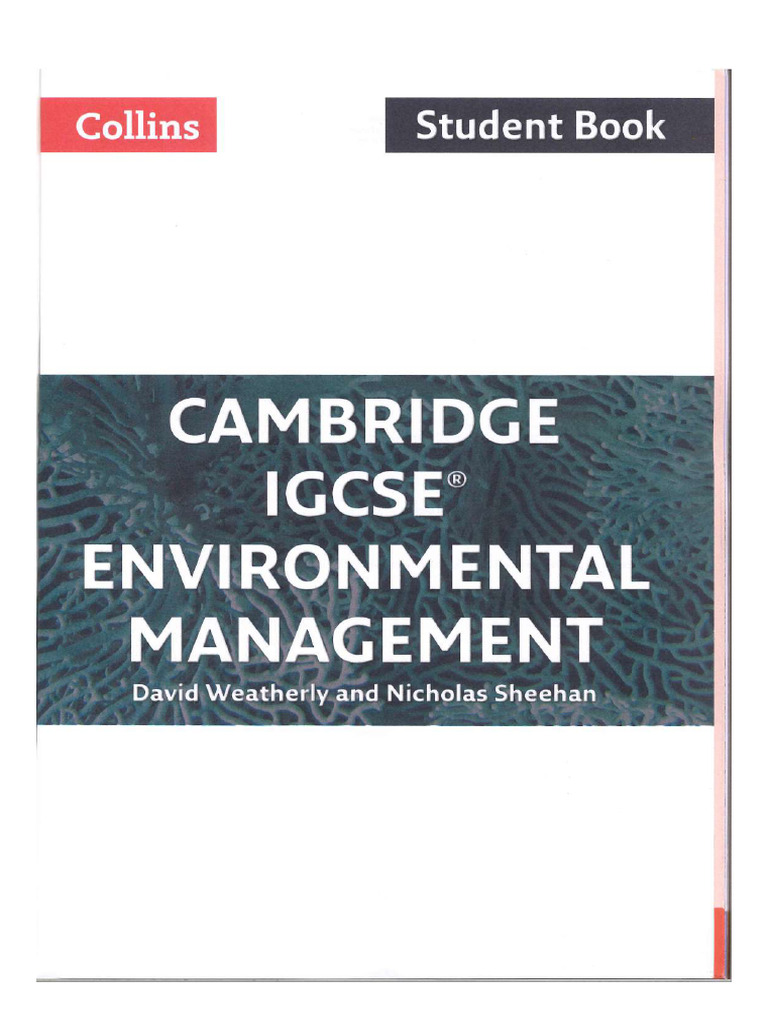 Abrir Cambridge Igcse Environmental Management Student Book Collins ...