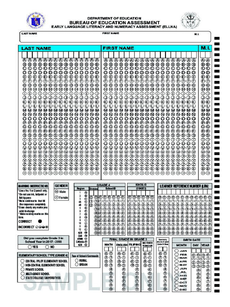 Ellna Name Grid | PDF