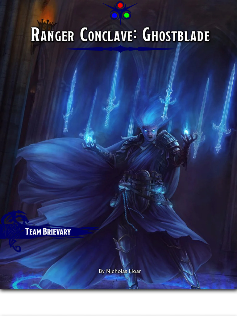 Ranger Conclave - Ghostblade - GM Binder | PDF | Ghosts | Sword