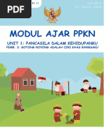 Modul Ajar PPKN - Pancasila, Simbol, Dan Contoh Pengamalannya. - Fase A | PDF