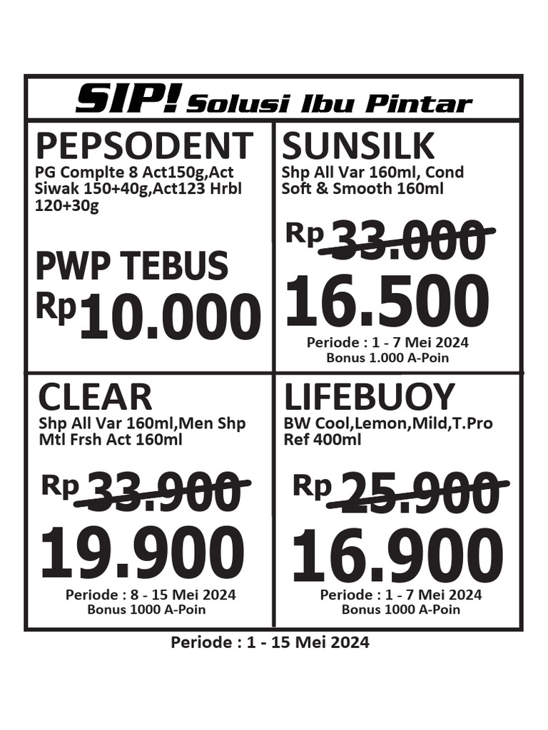 POP SIP 1-15 Mei 2024 | PDF | Griya & Taman | Kesehatan Holistik