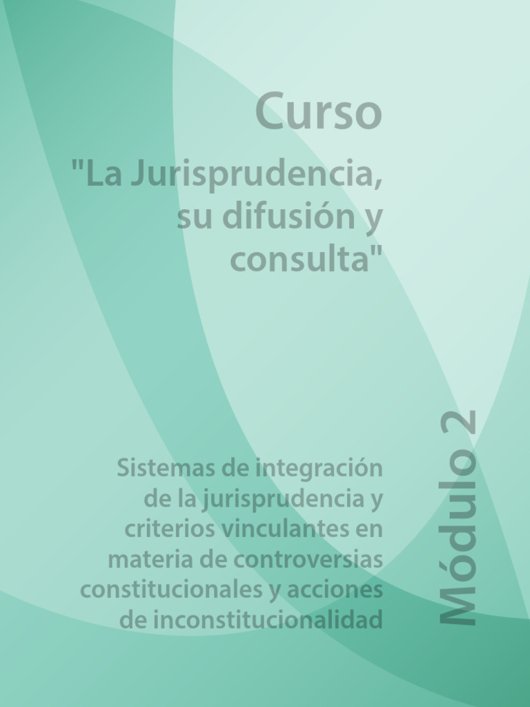 Cuaderno MÃ Dulo 2 PDF | PDF | Caso de ley | Precedente