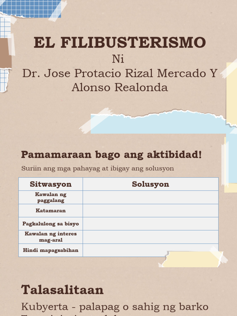 El Filibusterismo Chapter 2 | PDF | Planets | Planets In Astrology