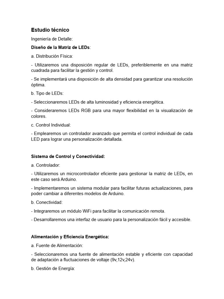 matriz de leds | PDF | Diodo emisor de luz | Valores