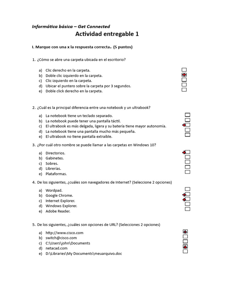 Entregable 01 Informatica Basica | PDF | Sistema operativo | Hardware de la computadora