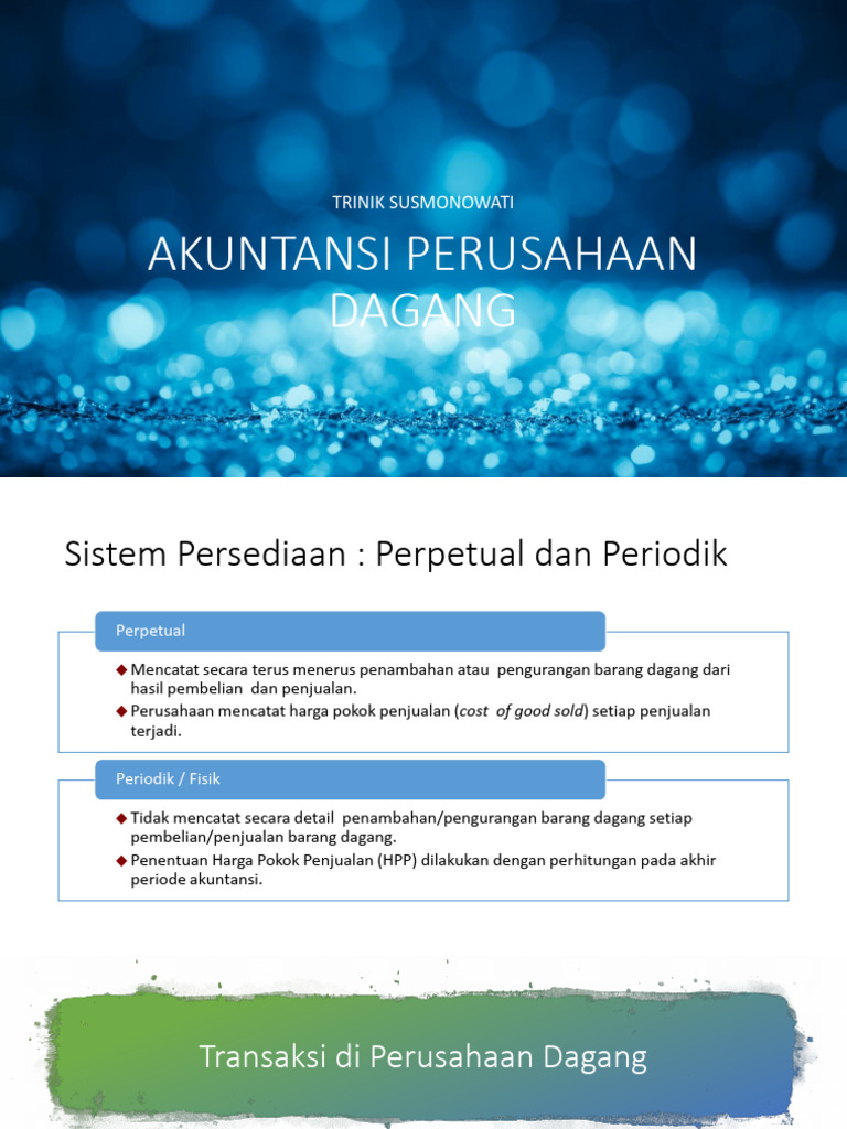 Akuntansi Persediaan Perpetual | PDF