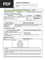 1° Sesión Día 1 PS Conocemos Las Señales de Tránsito Unidad 7 Semana 1 ...