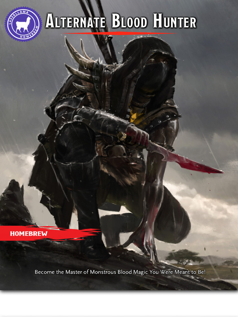 Alternate Blood Hunter Class Guide | PDF