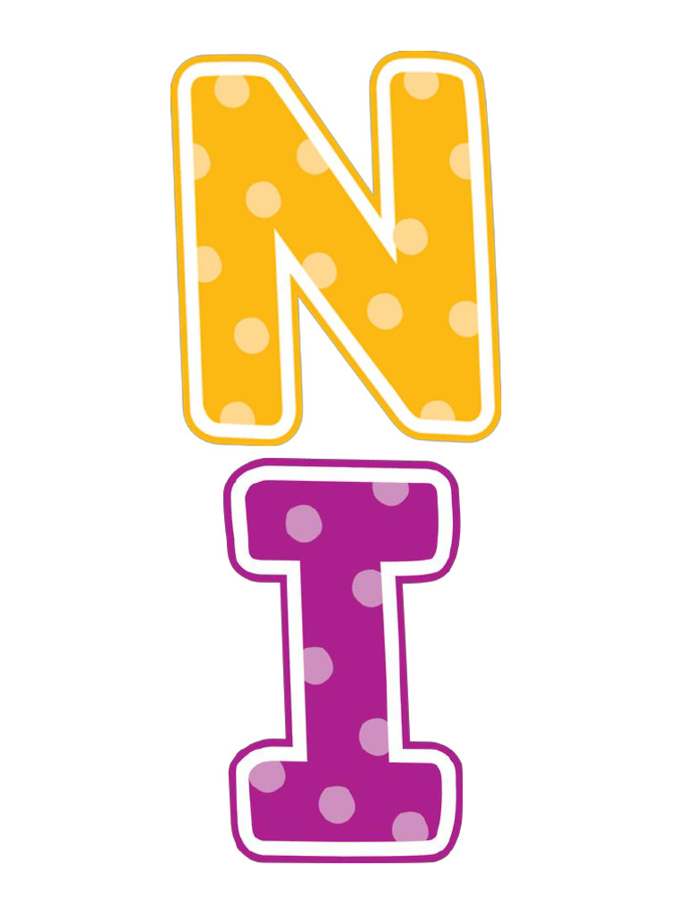 Letras Decoradas Con Puntos | PDF