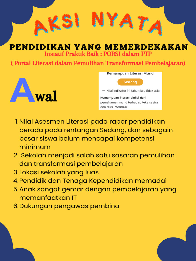 Aksi Nyata Pendidikan Yang Memerdekakan | PDF