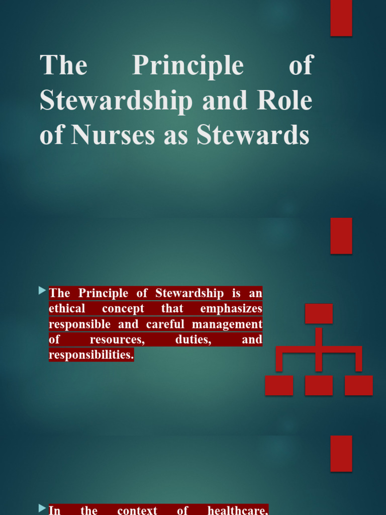 The Principle of Stewardship and Role of Nurses | PDF | Health Care ...