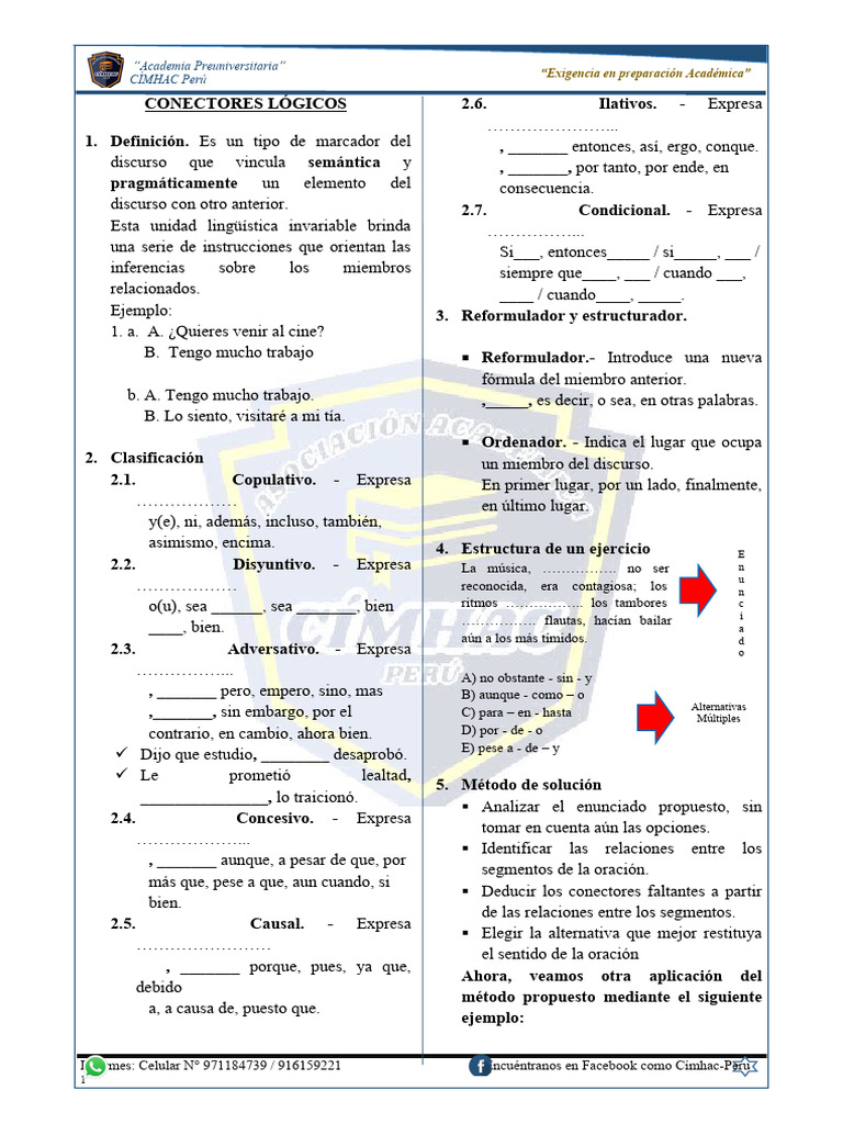 Conectores Lógicos 2 | PDF