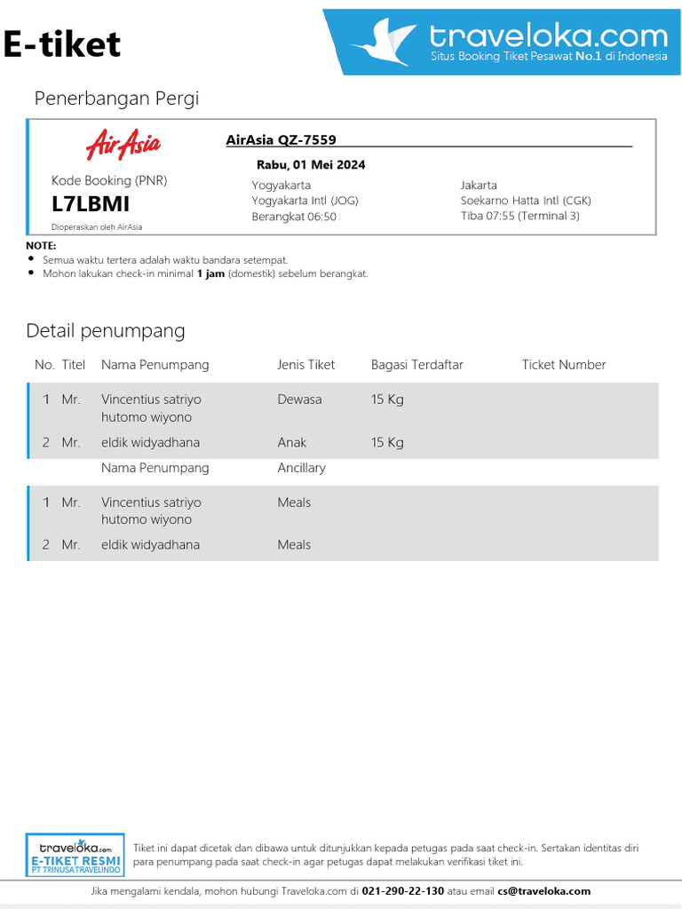 Call Center AirAsia Bali dan Info Penerbangan | PDF