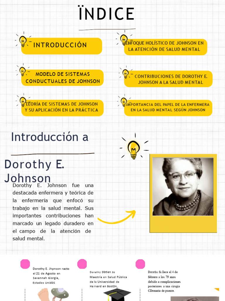 Teoria Dorothy E. Johnson | PDF | Enfermería | Comportamiento