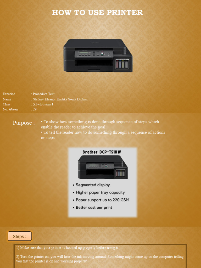 How To Use Printer | PDF