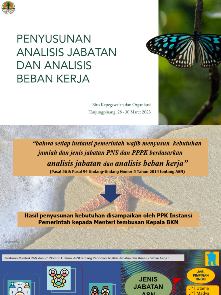 Paparan Permen PAN Dan RB Nomor 1 Tahun 2020 Tentang Anjab ABK | PDF