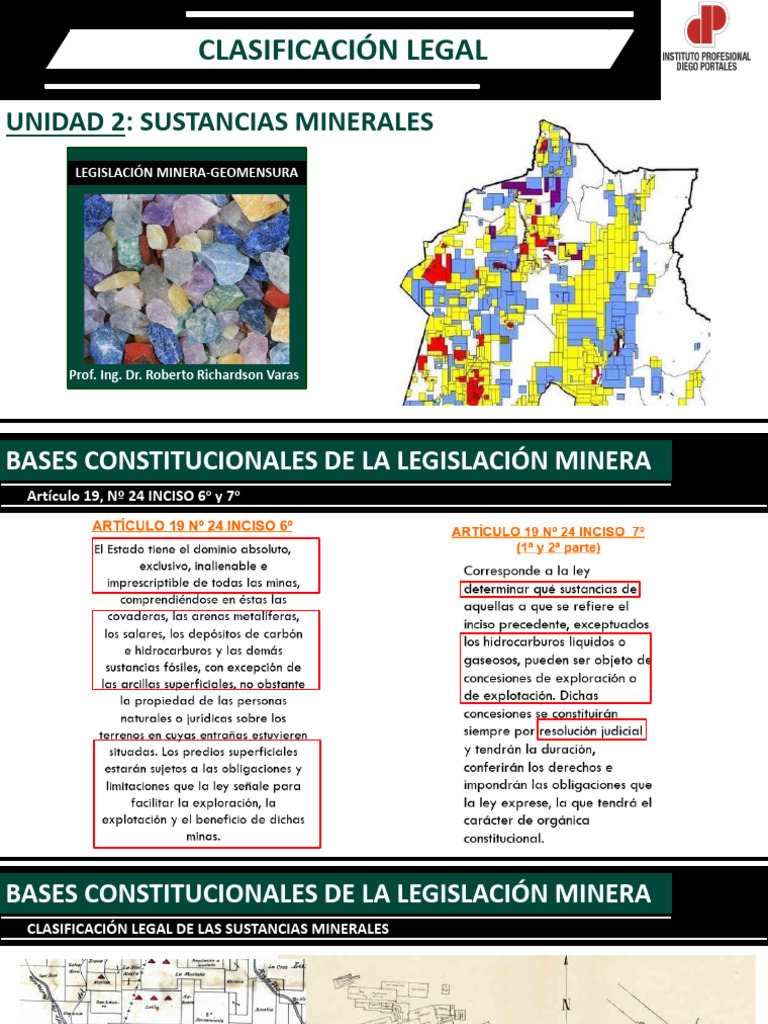 Lec n° 3 Clasificación legal SM | PDF | Minería