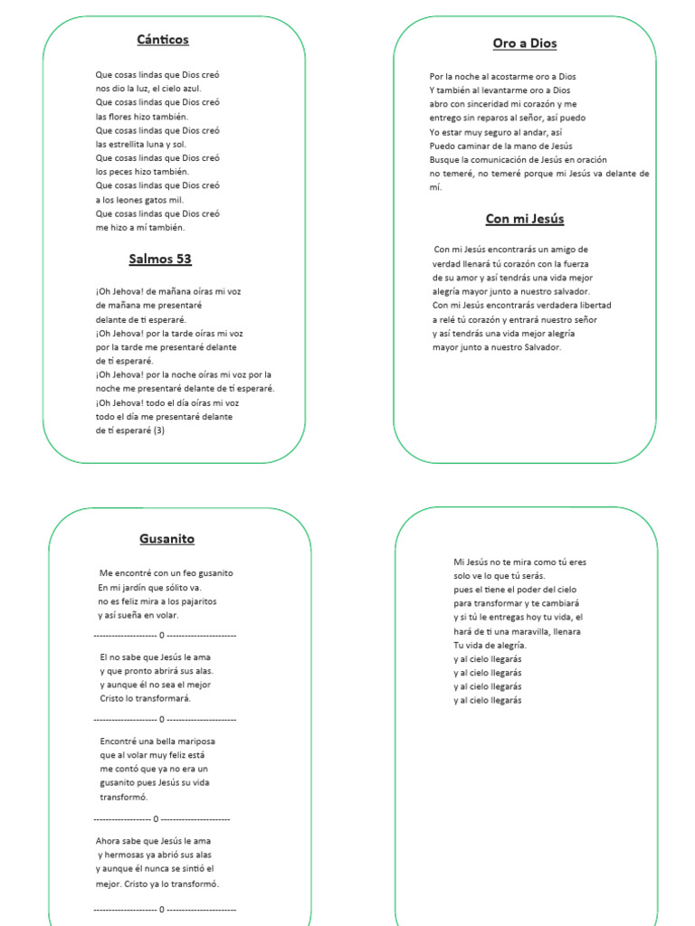 CANTICOS | PDF