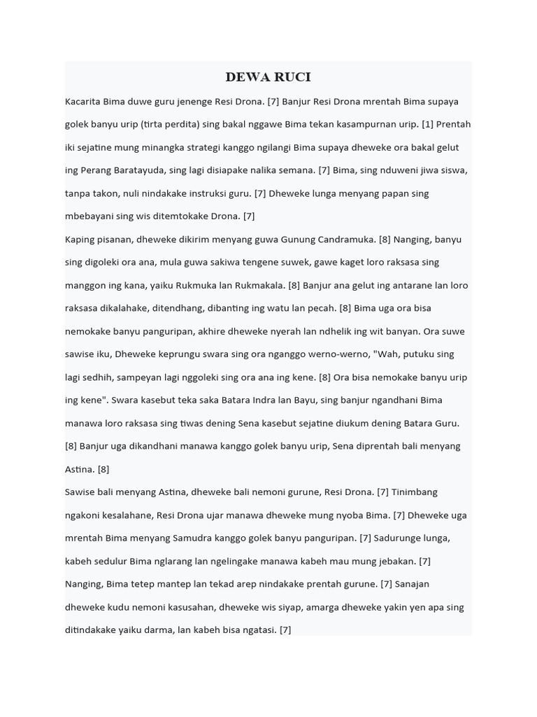 Dewa Ruci | PDF