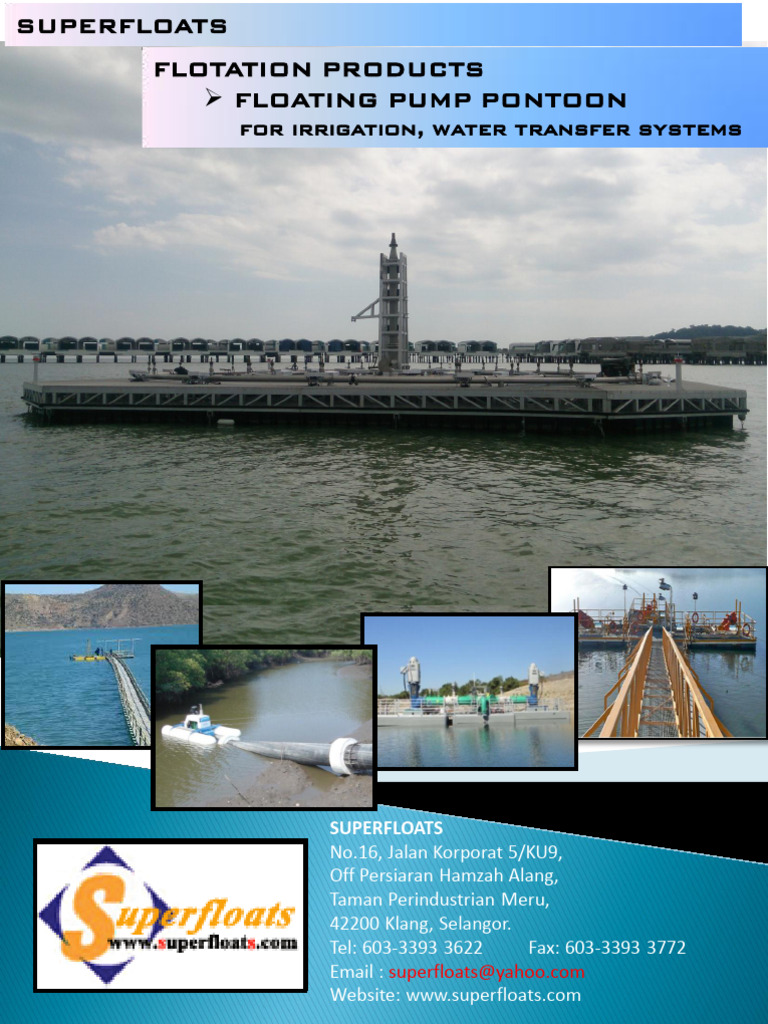 Floating Pump Pontoon Solutions | PDF | Pump | Water