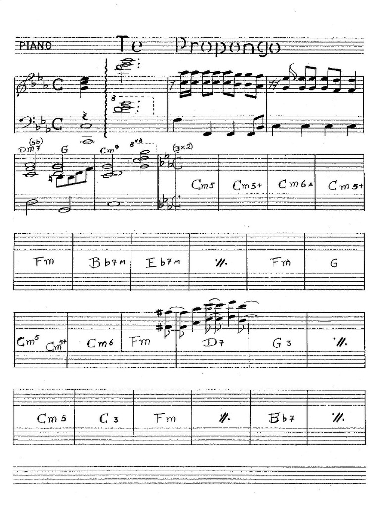 Hector Rey - Te Propongo-1 | PDF