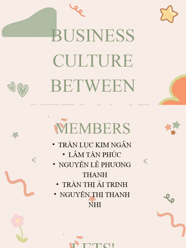 Business Culture Briefing 1 | PDF