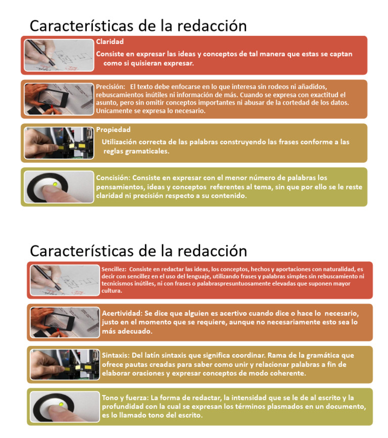Características de La Redacción | PDF
