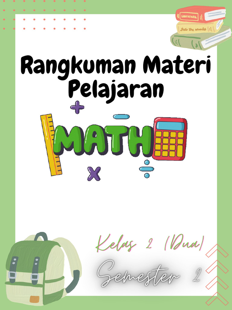 Rangkuman Materi Kelas 2 Semester 2 | PDF Rangkuman Materi Kelas 2 Semester 2 | PDF