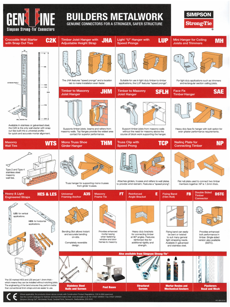 Simpson Strong-Tie - Timber Connection | PDF