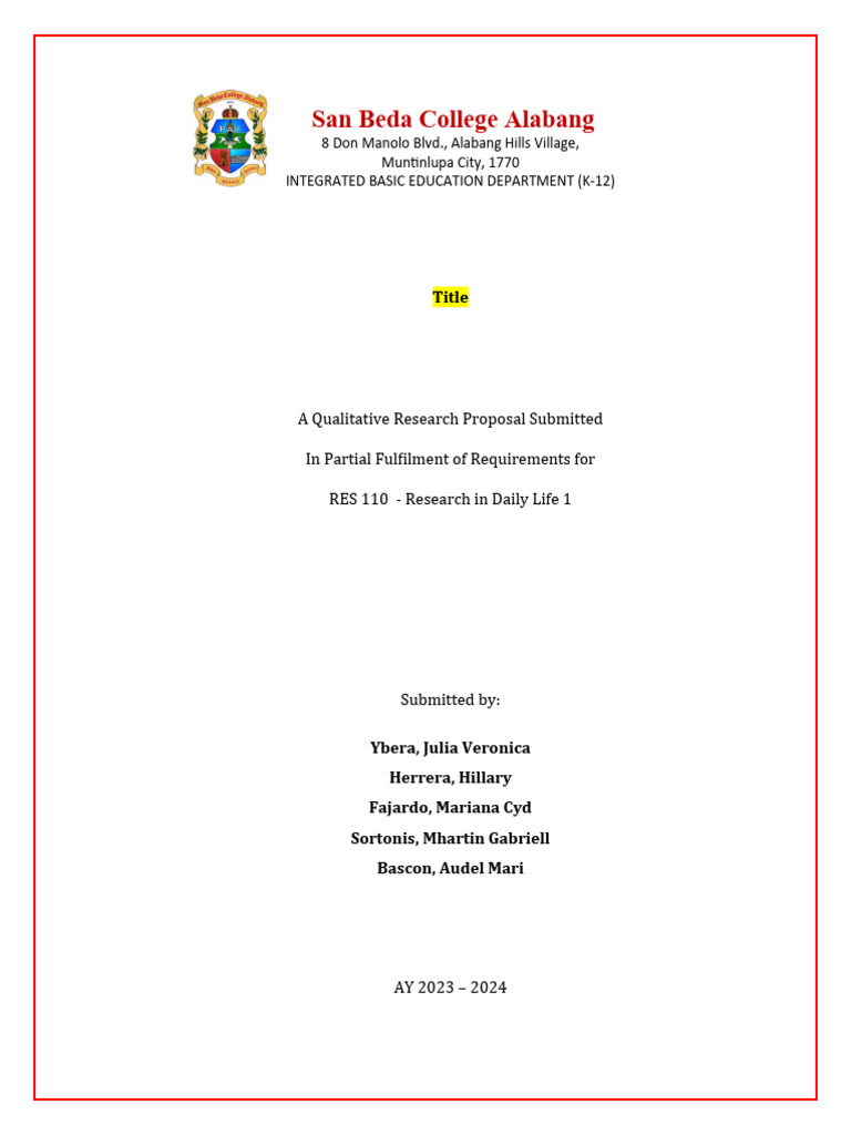 03 IMRAD Format Copy 2 | PDF | Knowledge Management | Procedural Knowledge