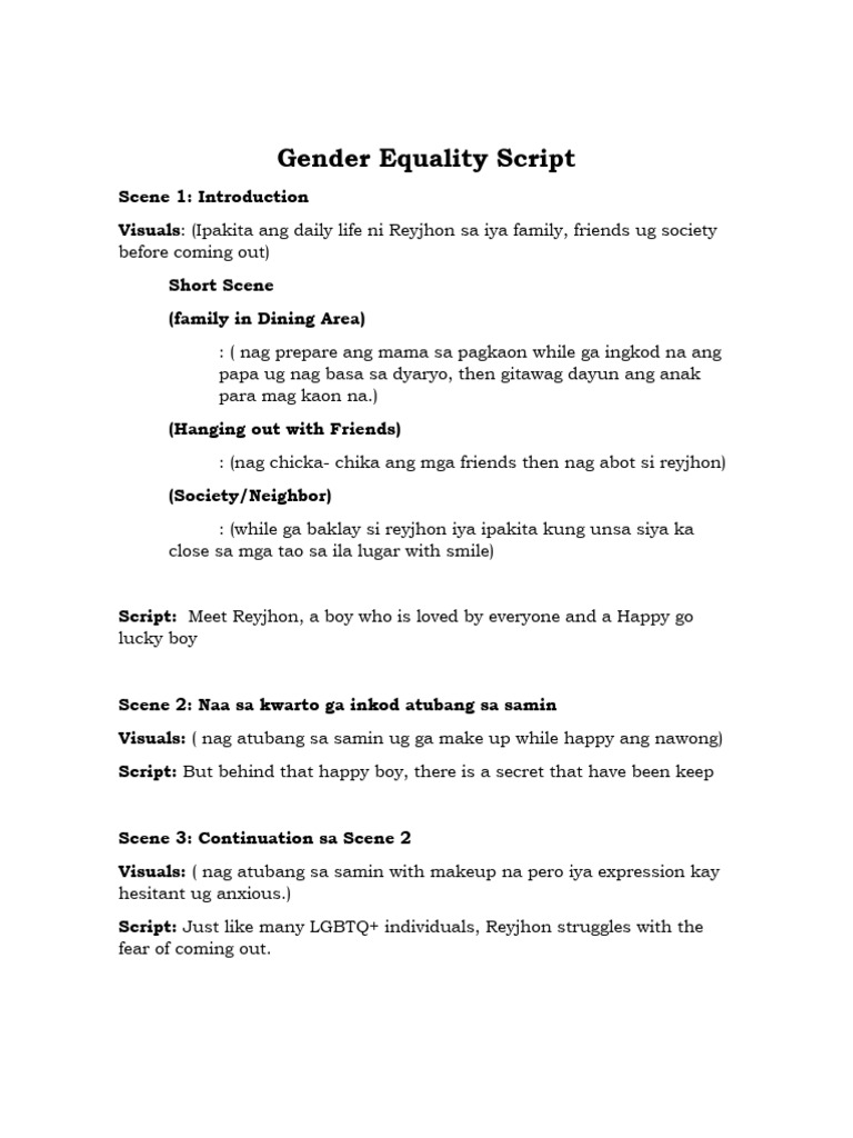 Gender | PDF | Emotions