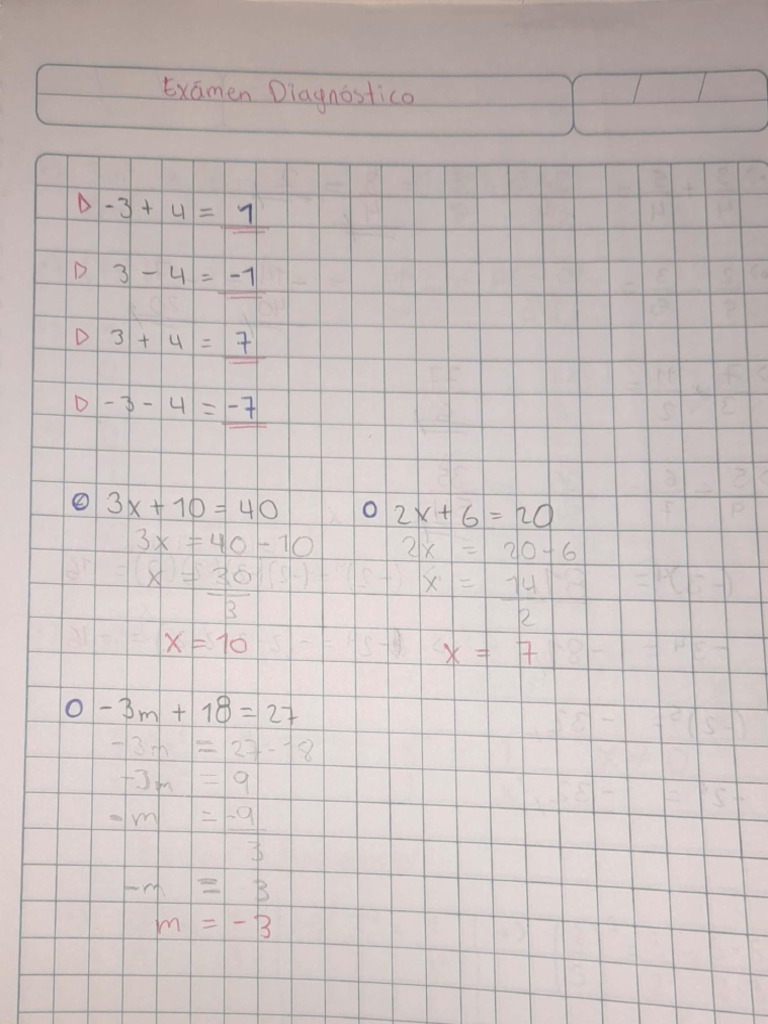 Math 1bimestre Cao | PDF