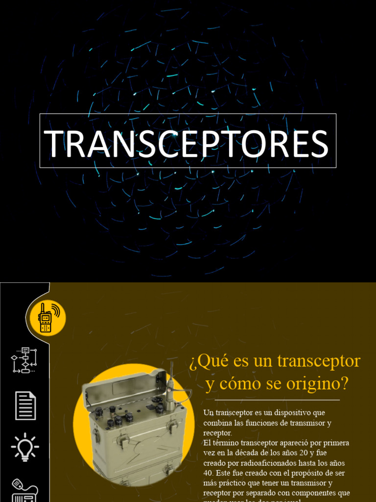 Qué es un transceptor y su historia | PDF | Radio | Teléfonos móviles