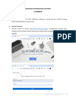 Langkah-Langkah Penyusunan SKP Melalui Aplikasi E-Kinerja | PDF