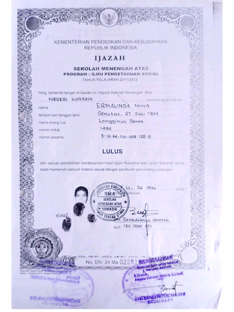 Ermalinda Niha | PDF