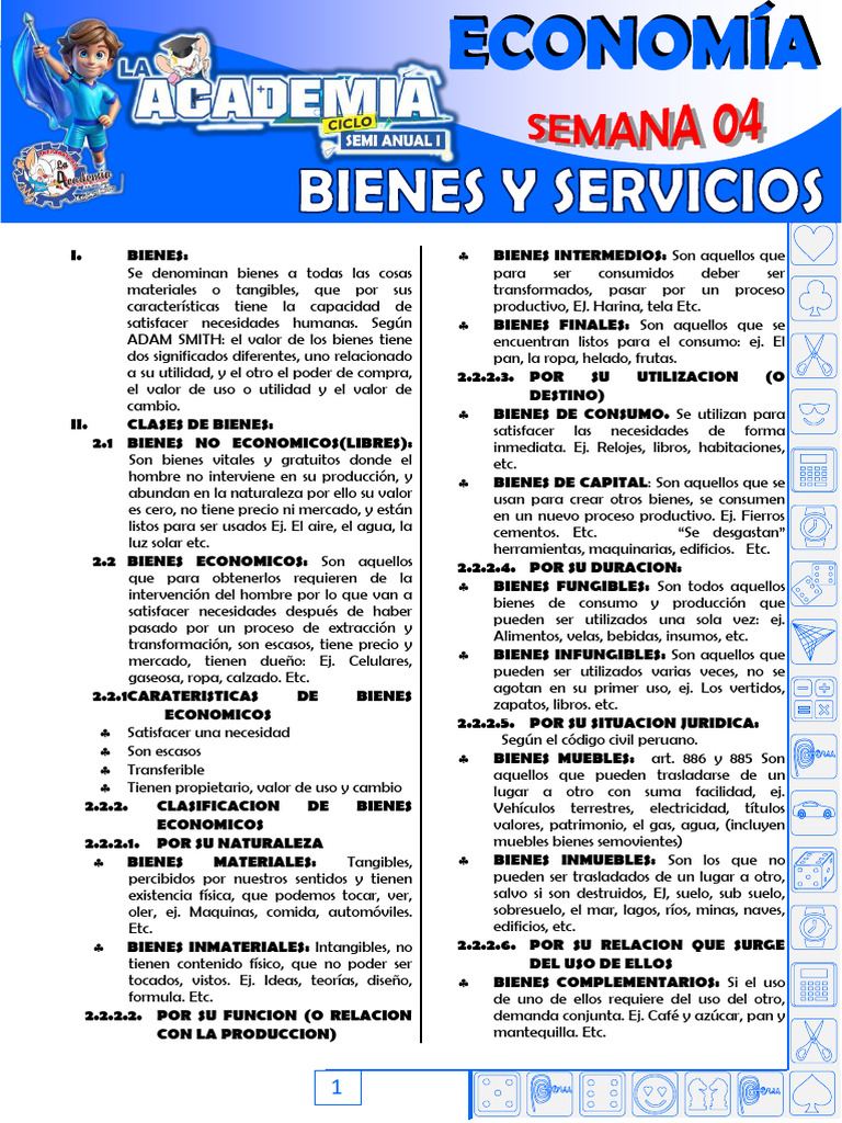 Bienes y Servicios | PDF | Bienes | Consumo (economía)
