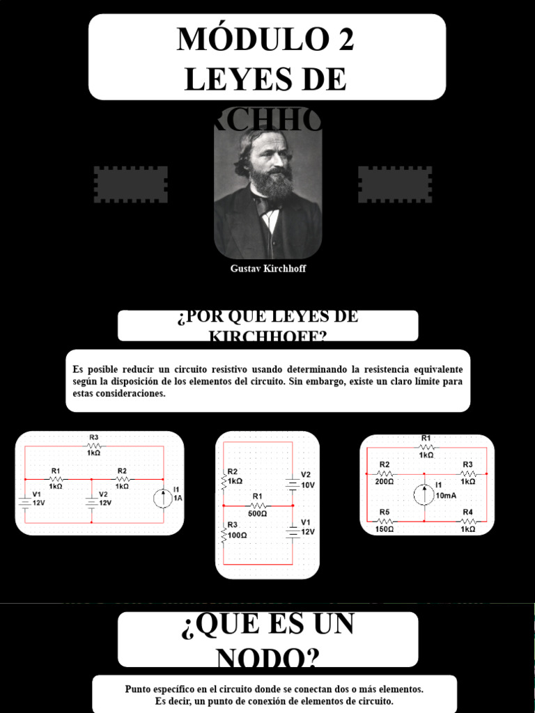 Leyes de Kirchhoff en Circuitos Eléctricos | PDF | Red eléctrica | voltaje