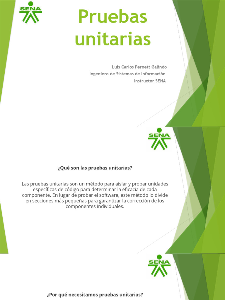 Pruebas Unitarias | PDF | Software | .NET Framework