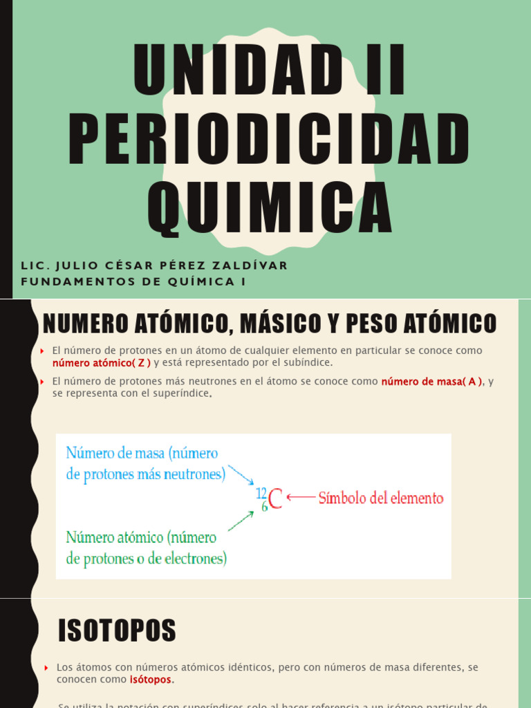 Tabla Periodica Quimica General | PDF | Isótopo | Configuración electronica