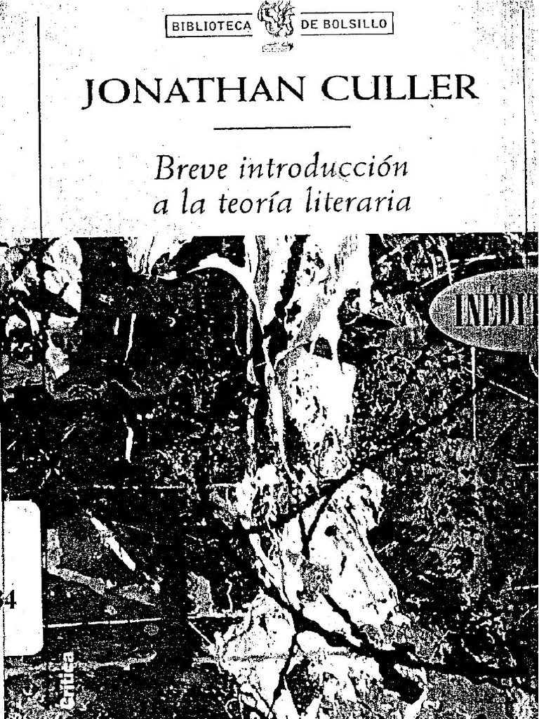 Breve Introducción A La Teoría Literaria de Jonathan Culler | PDF