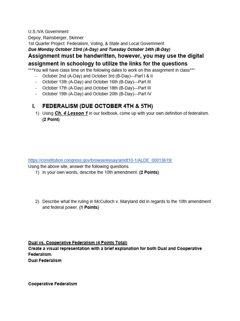 1st Quarter Project | PDF | Early Voting | Government