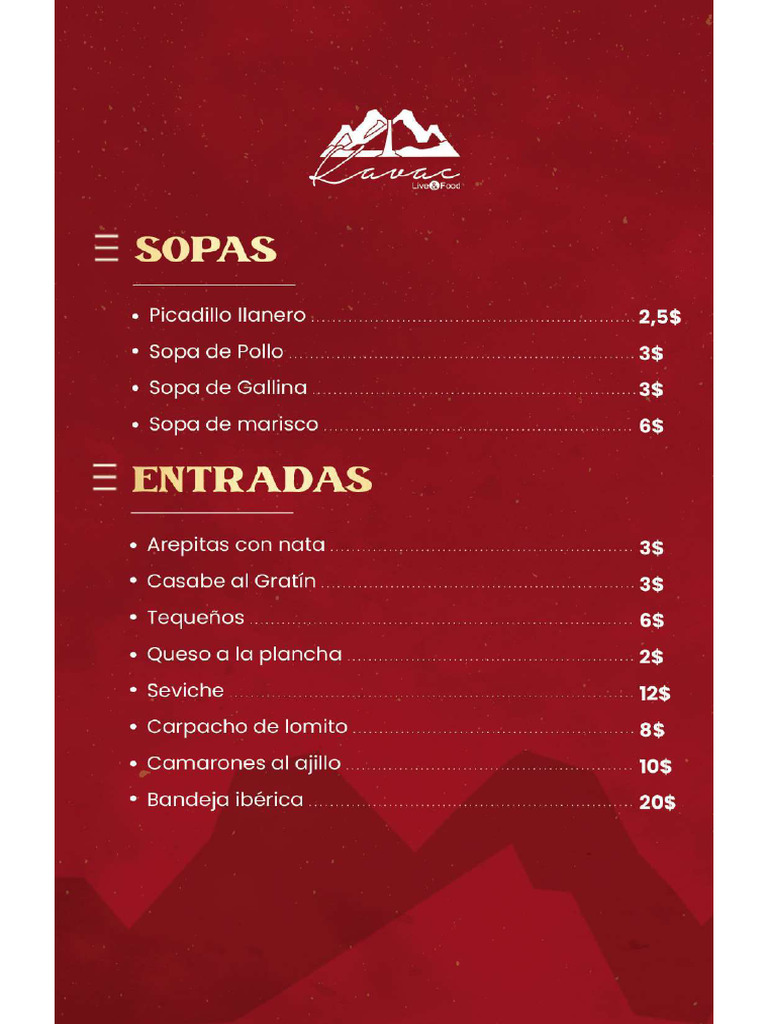 Menú Kavac | PDF