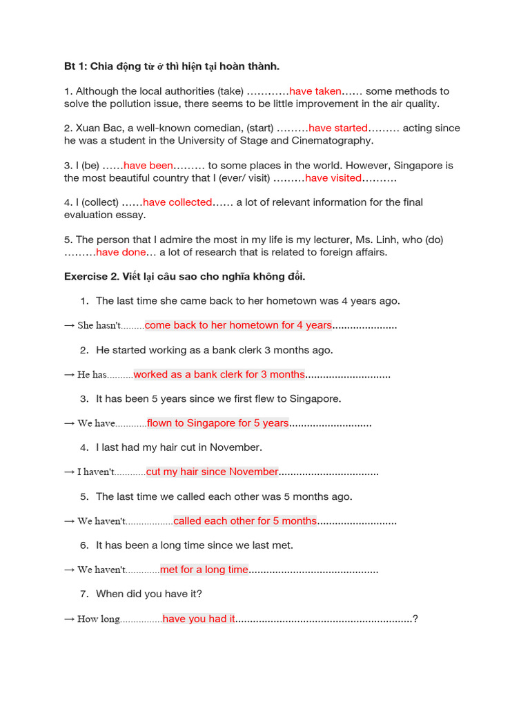 bt số 2 | PDF | Language Arts & Discipline | Home & Garden