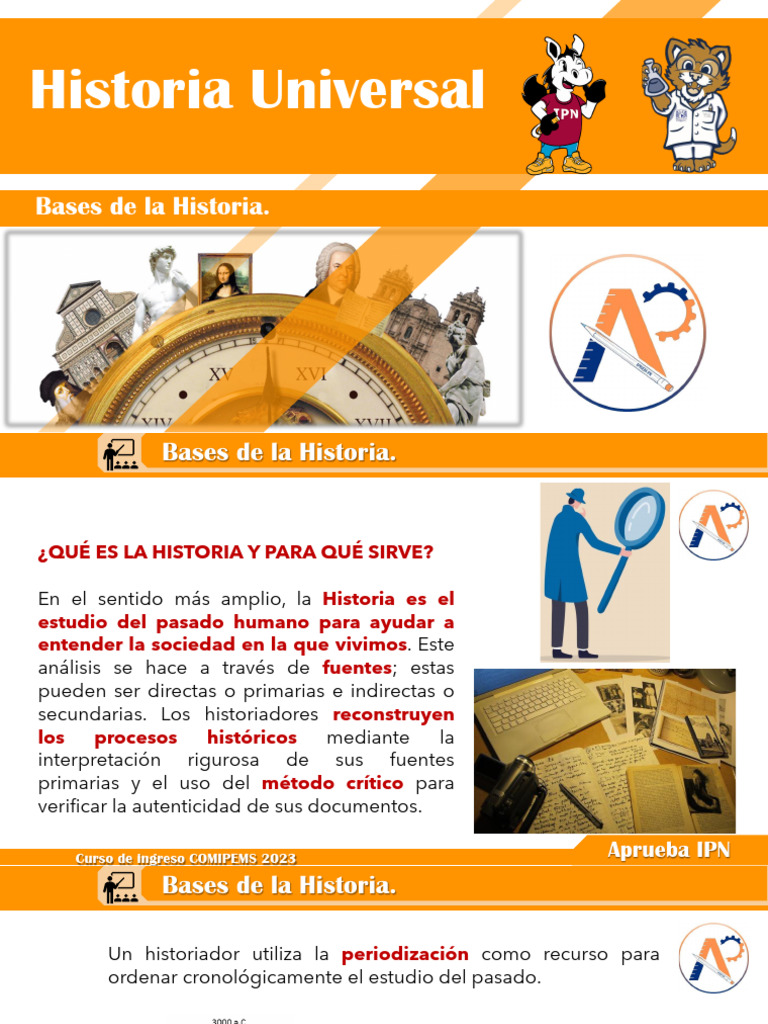 Curso Historia Universal Aipn Comipems.2024 | PDF | Primera Guerra ...