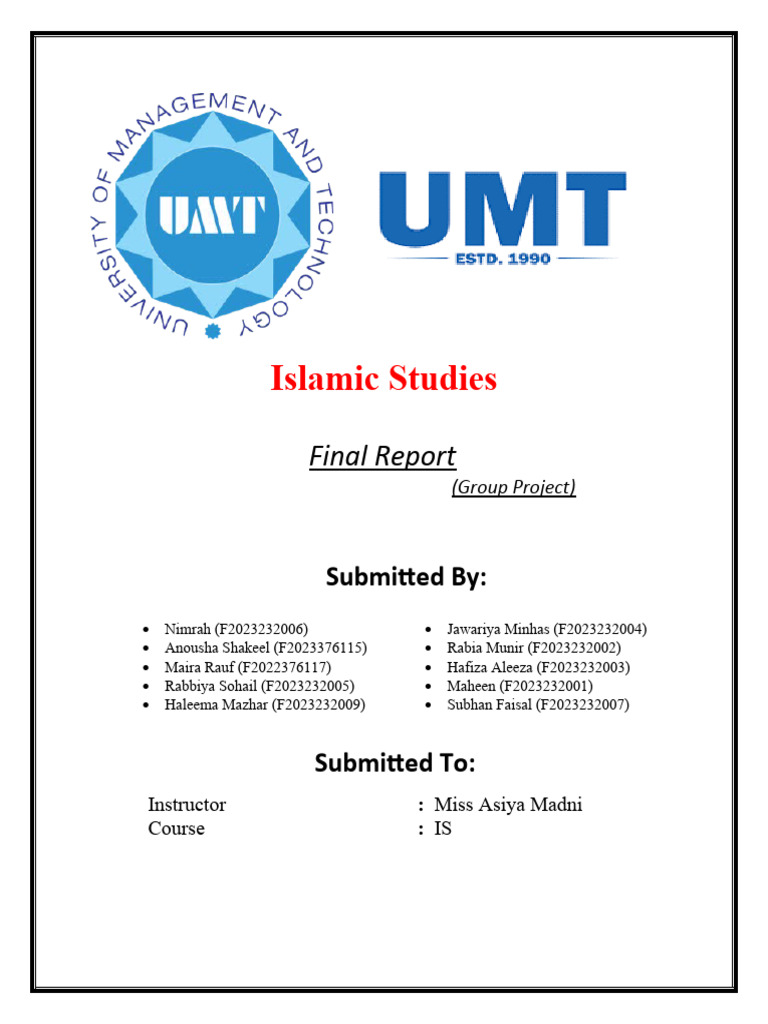 Islamic Studies Project | PDF | Hadith | Monotheism