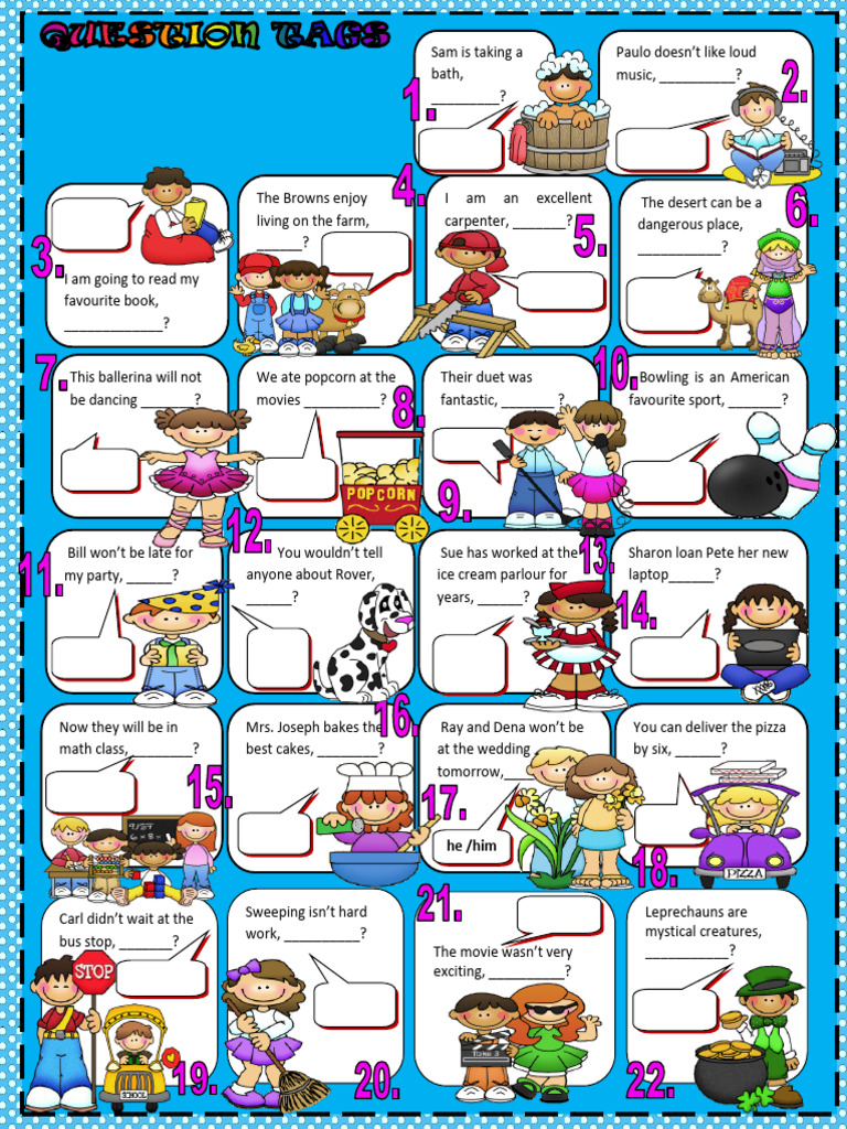 Ejercicios Question Tags 5 | PDF