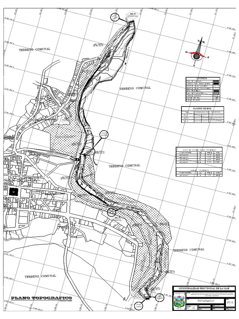 1.1. Plano Topografico Final-Topografico - Plot PT-01 A1 | PDF