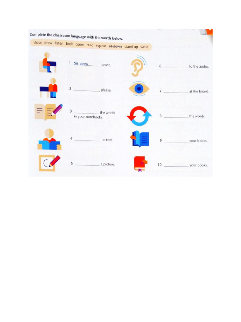 Classroom Language | PDF