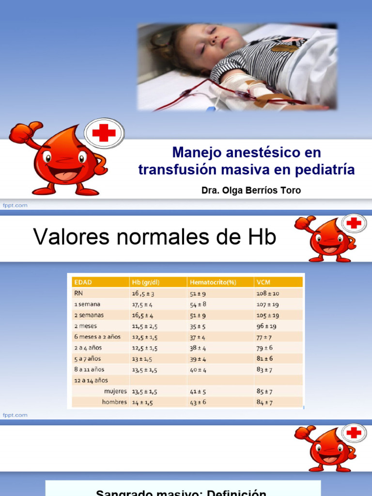 Transfusión Masiva Pediátrica | PDF | Plaqueta | Coagulación